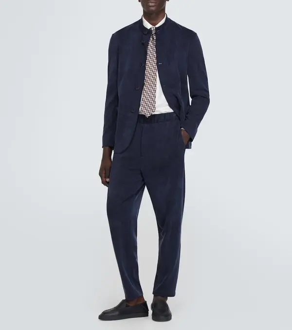 Giorgio Armani Jersey Straight Leg Trousers