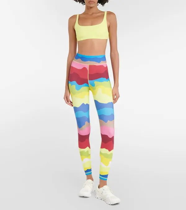 The Upside Astro Printed High-rise Leggings - Multicoloured