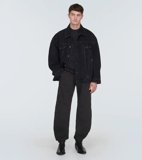 WINNIE N.Y.C Cotton Knee-pad Trousers