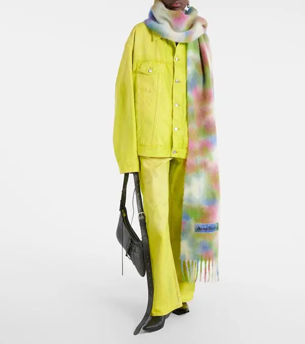 Acne Studios Alpaca, Wool, And Mohair-blend Scarf