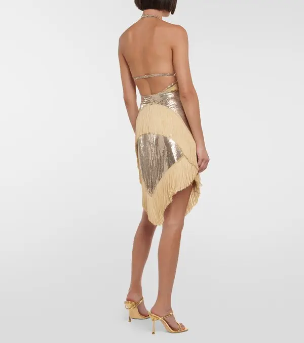 Rabanne Embellished Mini Skirt