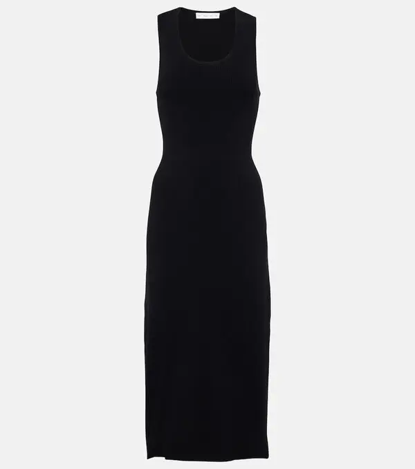 Proenza Schouler White Label Ribbed Knit Tank Dress - Black