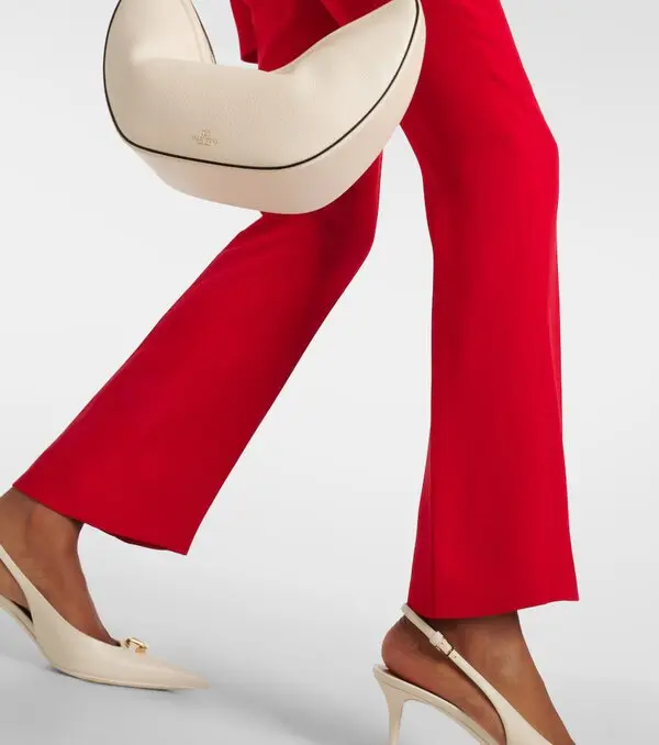 Valentino Garavani Cady Couture Silk Straight Trousers