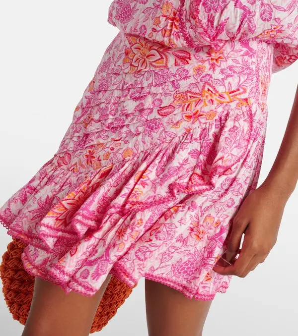 Poupette St Barth Printed Minidress
