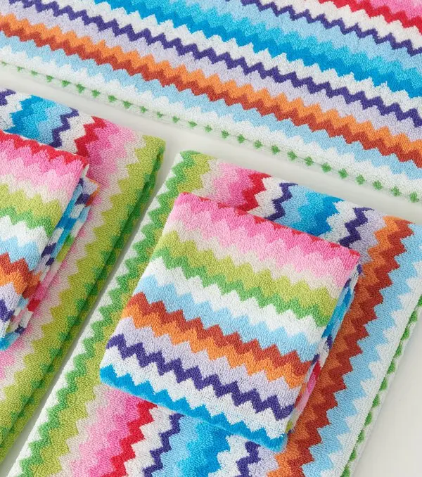 Missoni Riverbero Set Of 5 Zigzag Cotton Terry Towels