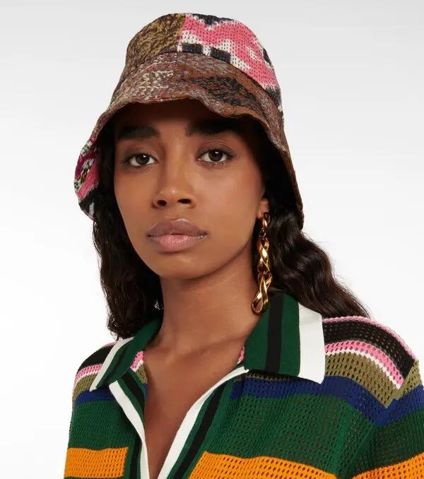Dries Van Noten Patchwork Bucket Hat
