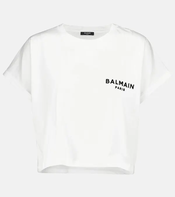 Balmain Logo T-shirt - White