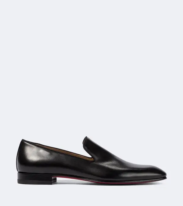 CHRISTIAN LOUBOUTIN Dandelion Leather Loafers - Black