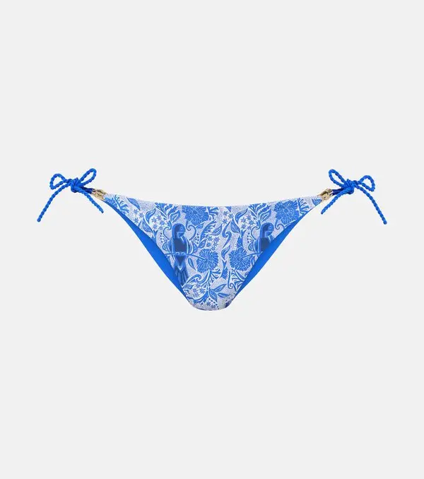 Heidi Klein Reversible Bikini Bottoms - Blue