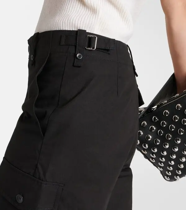 Proenza Schouler Octavia Straight Leg Cotton-blend Pants