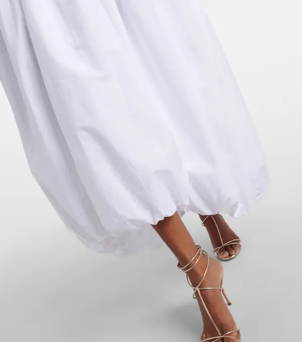 Simkhai Pfeiffer Cotton And Linen-blend Midi Dress - Multicoloured