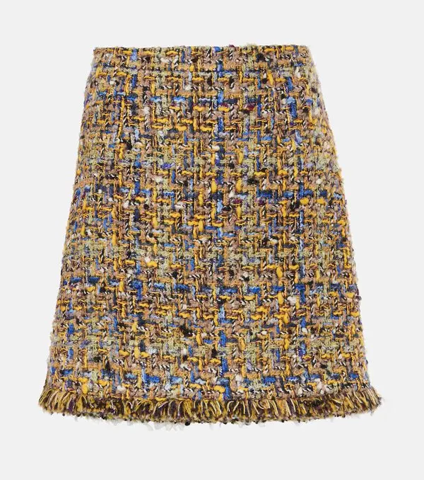 Etro Tweed Mini Skirt
