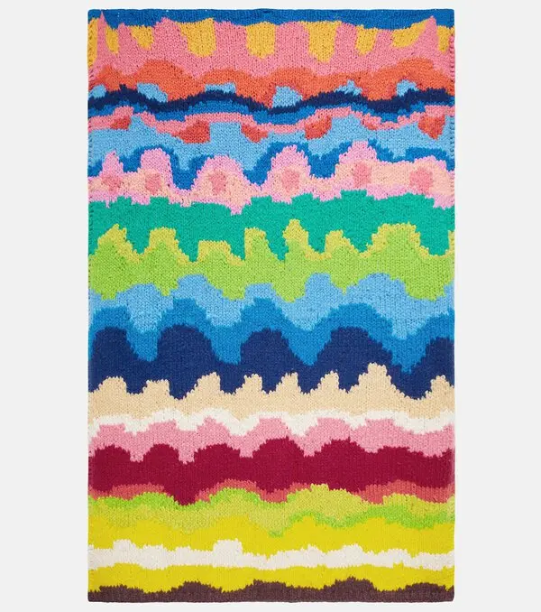 Gabriela Hearst Levy Cashmere And Wool Blanket - Multicoloured