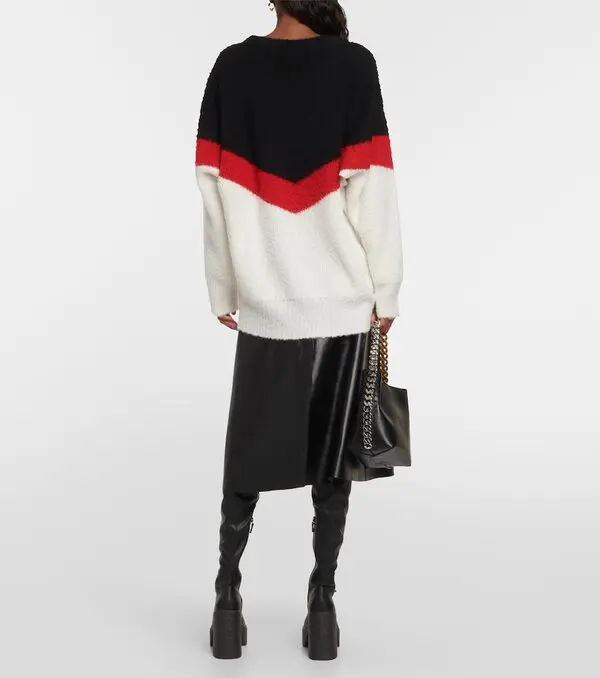 Stella McCartney Casentino Wool-blend Sweater - Multicoloured