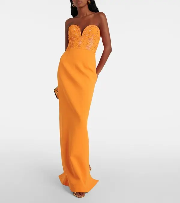 Rebecca Vallance Sirene Strapless Corset Gown