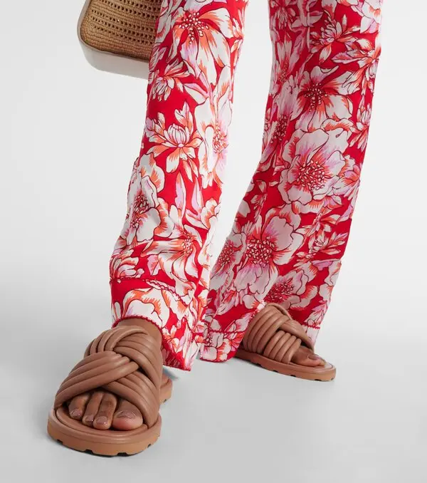 GIANVITO ROSSI Ottavia Leather Slides
