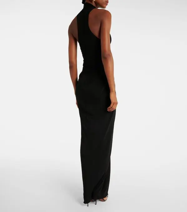 Alaïa Halterneck Draped Gown