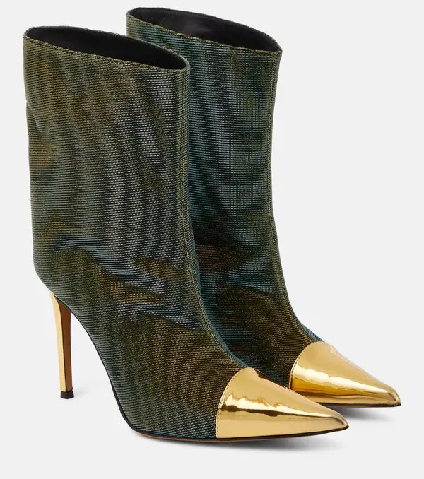 Alexandre Vauthier Alex Ankle Boots With Pointed Toe And Stiletto Heel