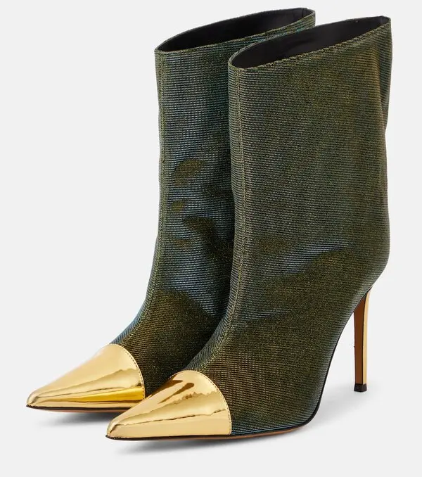 Alexandre Vauthier Alex Ankle Boots With Pointed Toe And Stiletto Heel