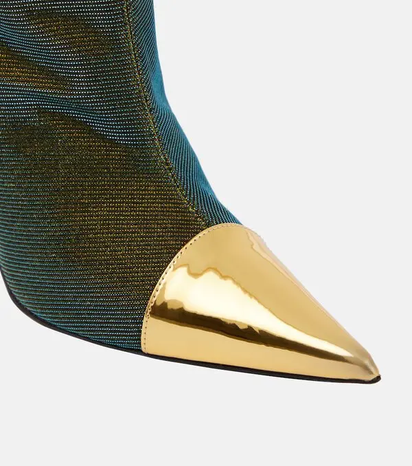 Alexandre Vauthier Alex Ankle Boots With Pointed Toe And Stiletto Heel