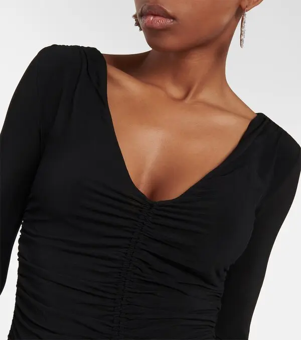 Isabel Marant Étoile Laly Ruched Jersey Midi Dress