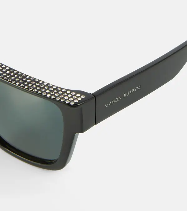 Magda Butrym Square Sunglasses With Embellished Detail
