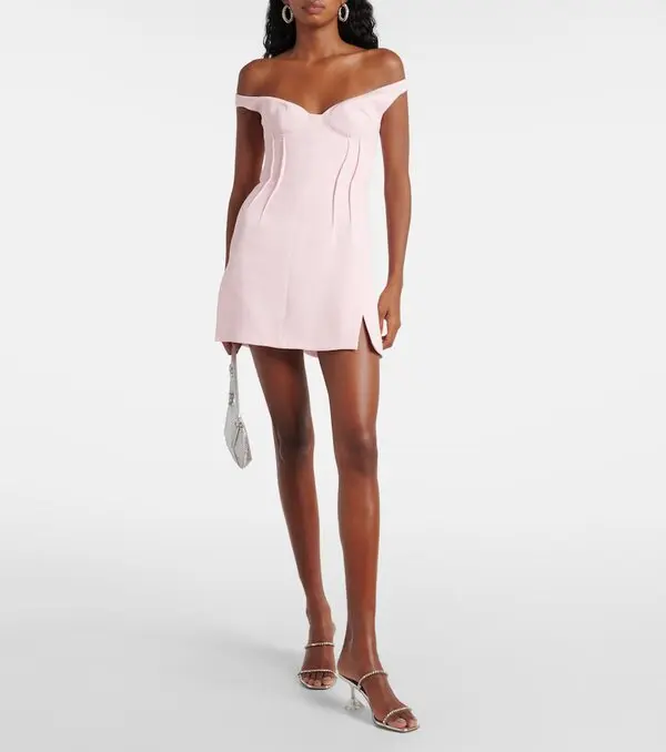 David Koma Off-shoulder Mini Dress