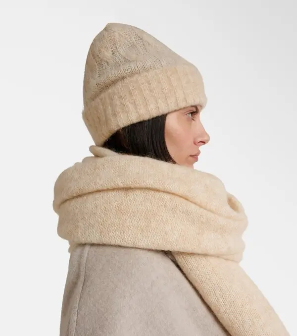 Brunello Cucinelli Cable-knit Mohair Beanie