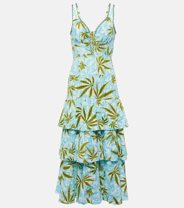 Diane Von Furstenberg Cate Printed Cotton Maxi Dress - Multicoloured