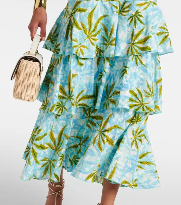 Diane Von Furstenberg Cate Printed Cotton Maxi Dress