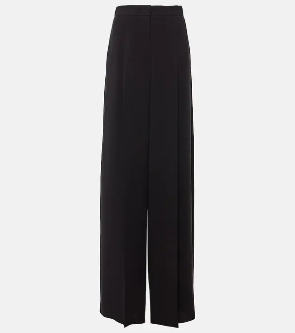 Max Mara Pleated Cady Wide-leg Trousers
