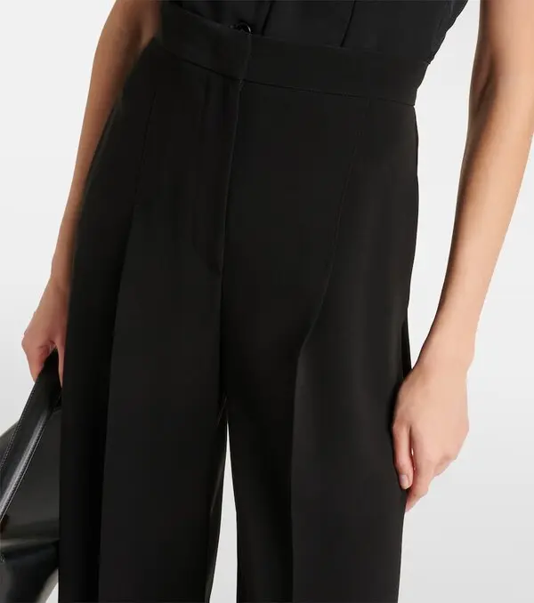 Max Mara Pleated Cady Wide-leg Trousers