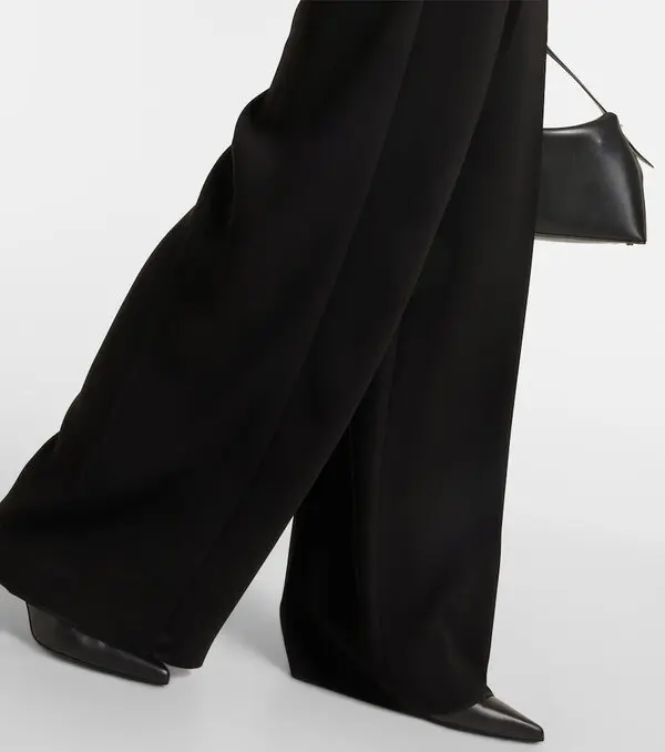 Max Mara Pleated Cady Wide-leg Trousers