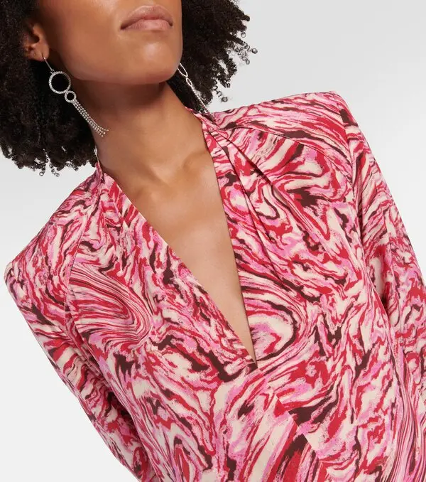 Isabel Marant Étoile Patel Printed Silk Midi Dress