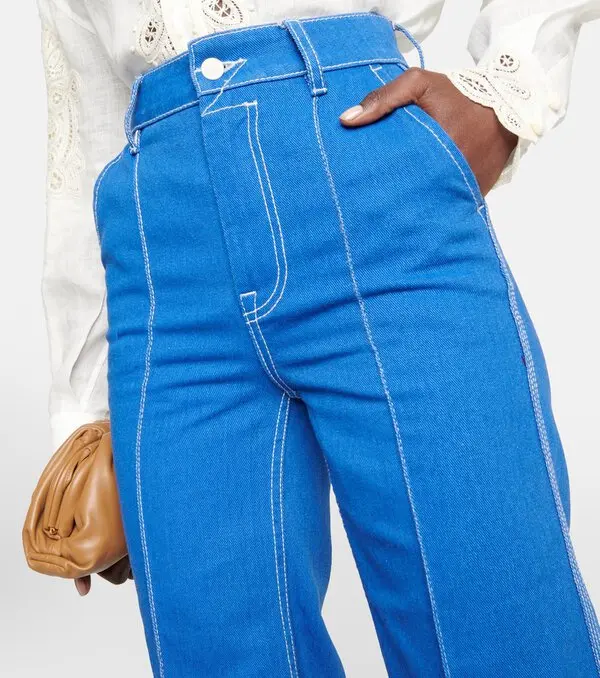 Zimmermann High Tide High-rise Flared Jeans