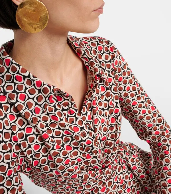 Diane Von Furstenberg Printed Jersey Jumpsuit