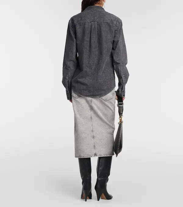 MARANT ETOILE Danis Cotton Denim Shirt