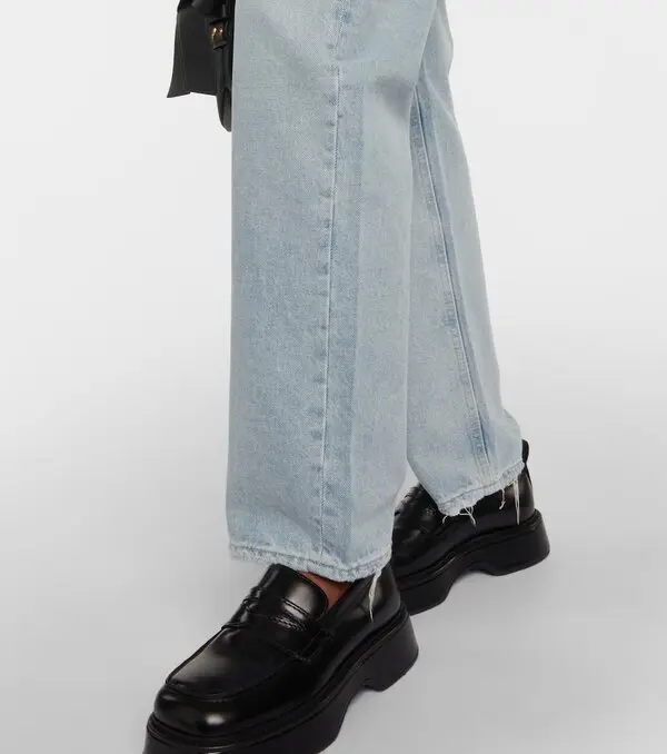 Ag X Emrata Clove Mid-rise Jeans In Tri-state Wash
