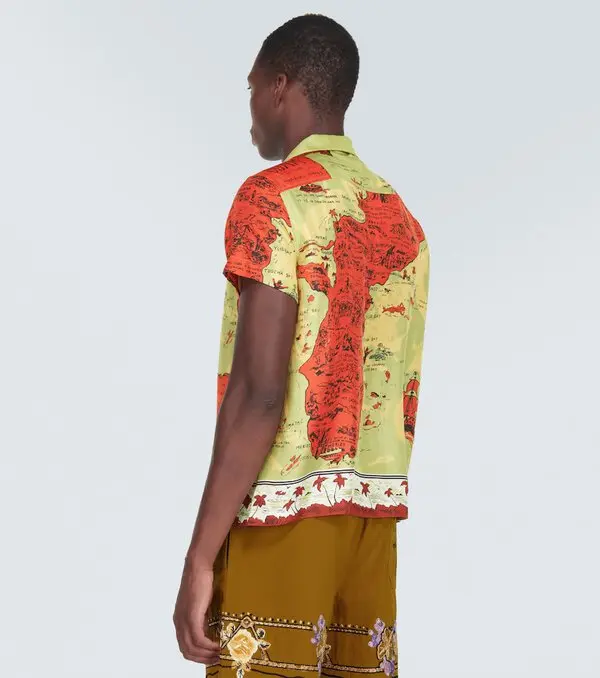 BODE Printed Silk Shirt - Multicoloured