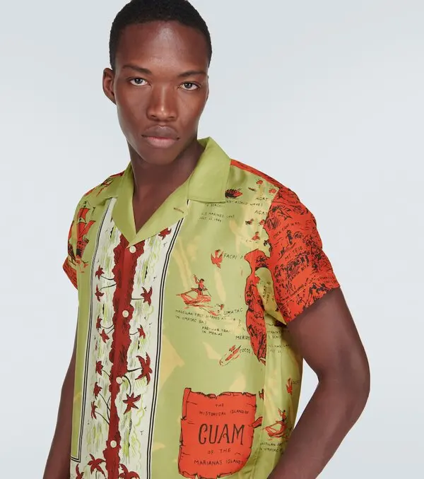 BODE Printed Silk Shirt - Multicoloured