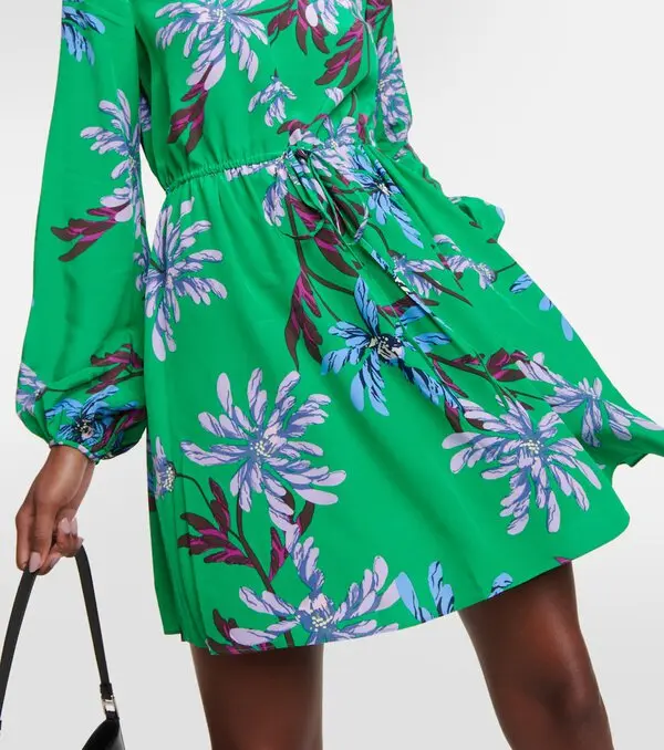 Diane Von Furstenberg Sydney Floral Mini Dress