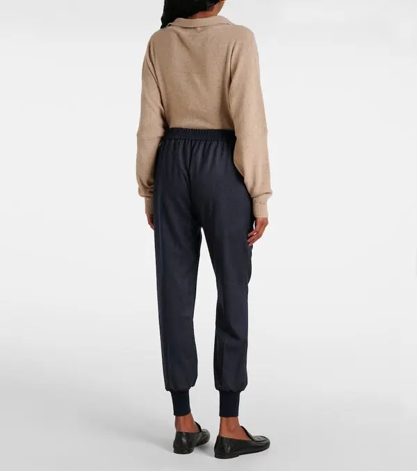 Stella McCartney Wool Flannel Sweatpants