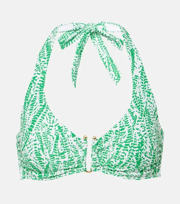 Heidi Klein Forte Dei Marmi Printed Bikini Top - Multicoloured