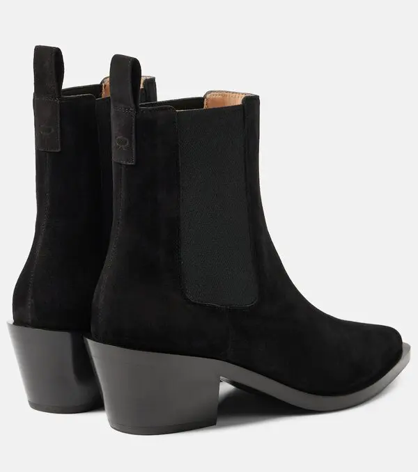 GIANVITO ROSSI Wylie Suede Ankle Boots