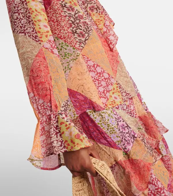 Rixo Jovie Patchwork Blouse