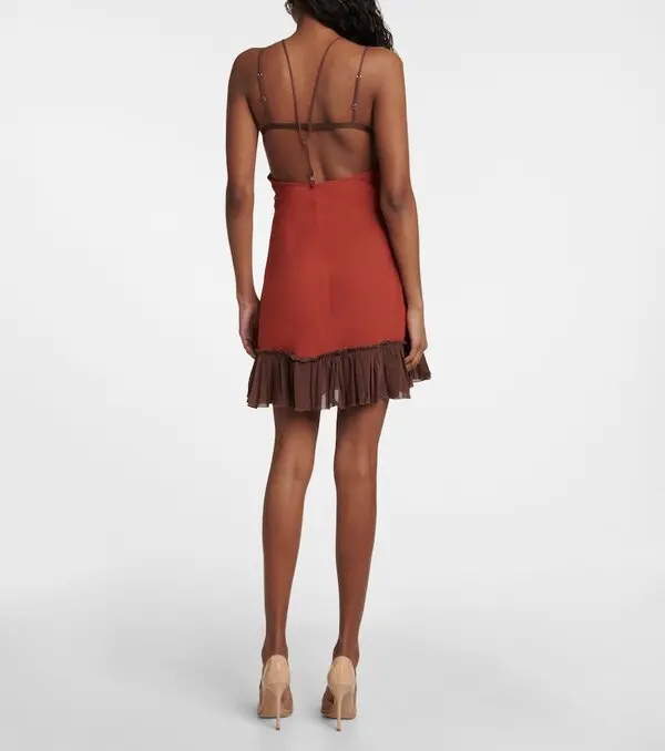 NENSI DOJAKA Cutout Cotton Minidress