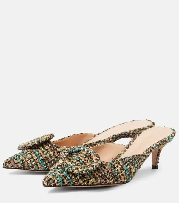 GIANVITO ROSSI Portofino 55 Boucle Mules