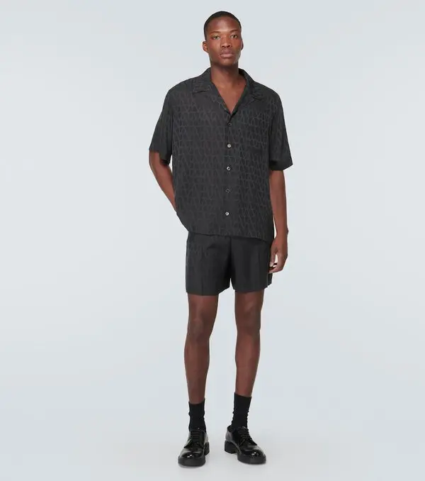 Valentino Garavani Toile Iconographe Silk Shorts