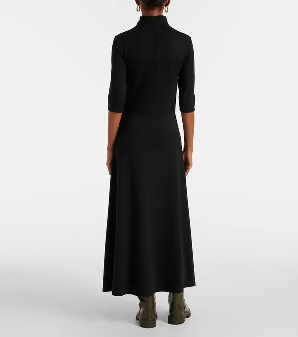 Vince Knitted Jersey Midi Dress
