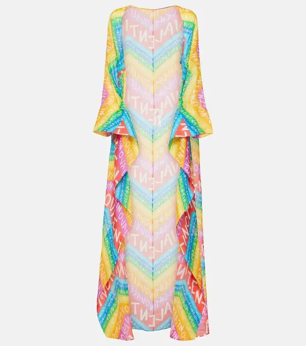 Valentino Garavani Logo Cotton-blend Beach Cover-up